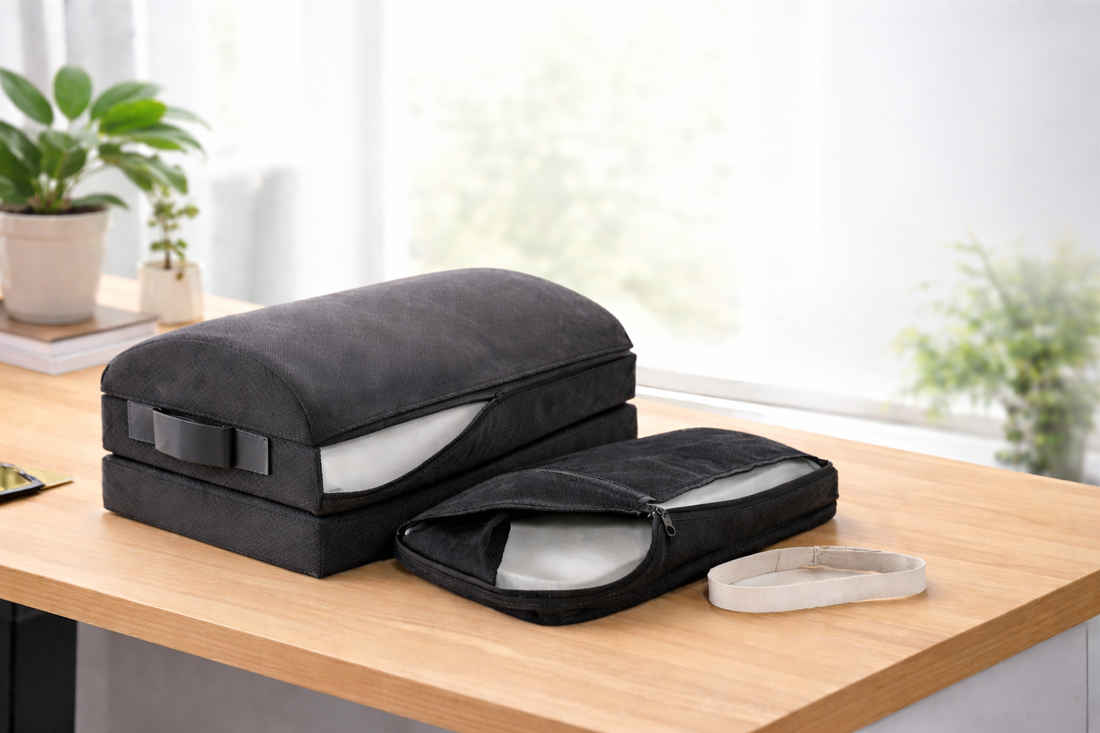 ErgoEasy® Ergonomic Footrest for Desk | Reduce Leg & Back Pain